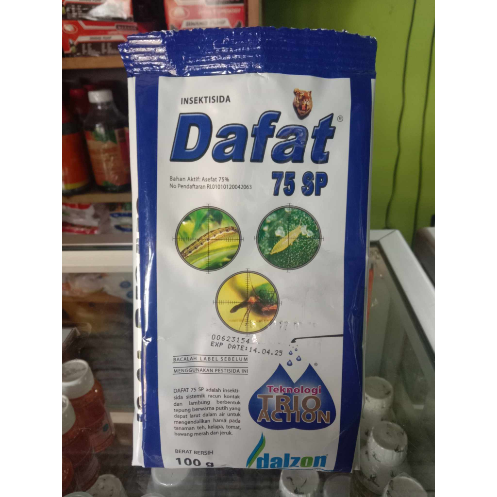 Jual Insektisida DAFAT 75 SP 100 gram bahan aktif Asefat | Shopee Indonesia