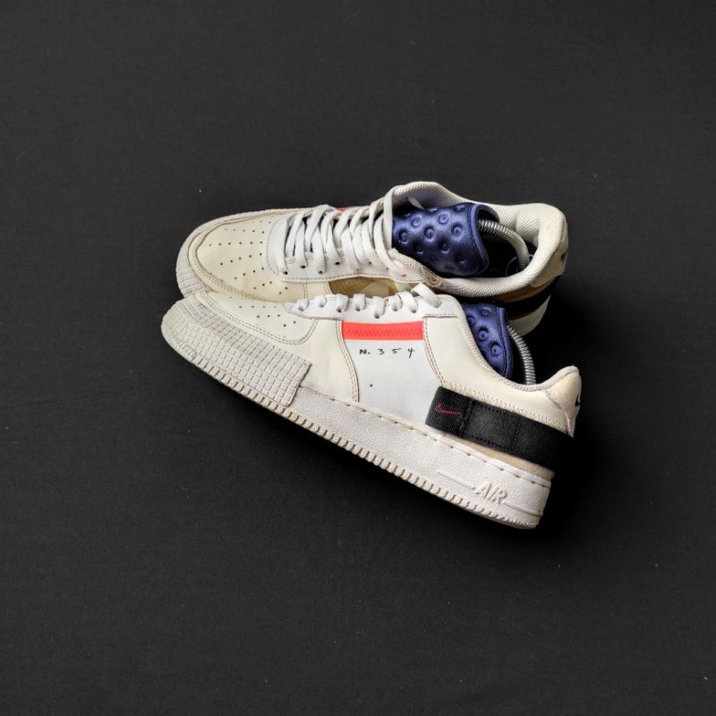 Jual Sepatu Nike af1 colab white jpn | Shopee Indonesia