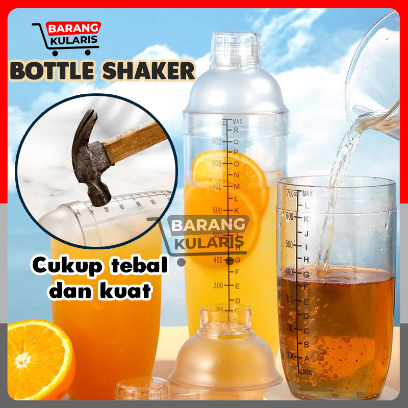 Jual BKL - Shaker cocktail bartender | botol shaker cocktail plastik ...