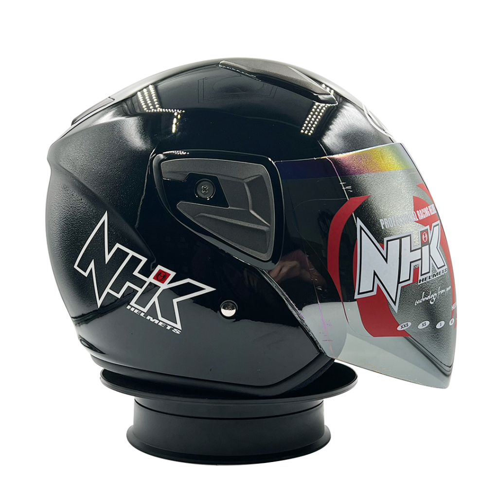 Jual Helm NHK R7 Solid Black | Shopee Indonesia