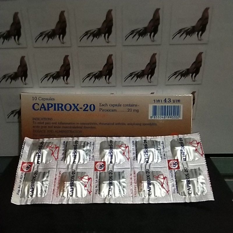 Jual CAPIROX-20 mengobati ayam kaki bengkak, lumpuh dan turun urat(isi ...