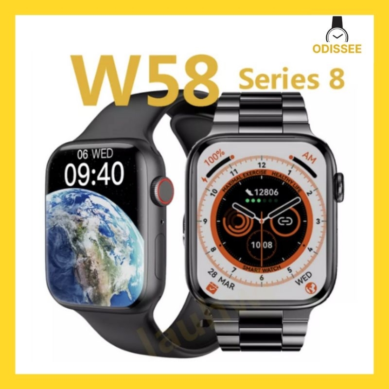 Jual IWO PRO W58 SMARTWATCH SERIES 8 ALWAYS ON DISPLAY 2,13 INCH ...