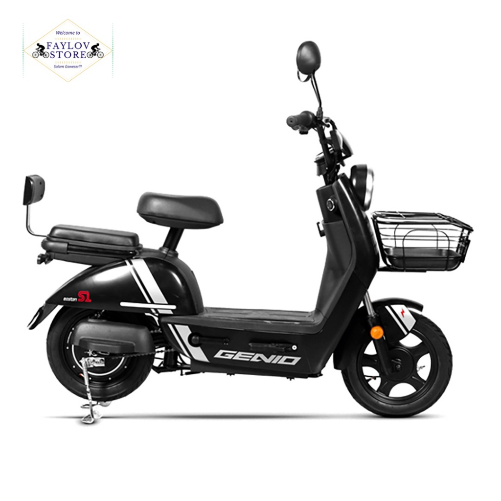 Jual Sepeda Listrik E Moped GENIO EASTON S1 Electric E Bike Black ...
