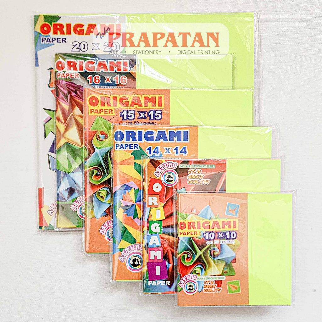 Jual Kertas Origami Asturo | Origami Paper | Shopee Indonesia