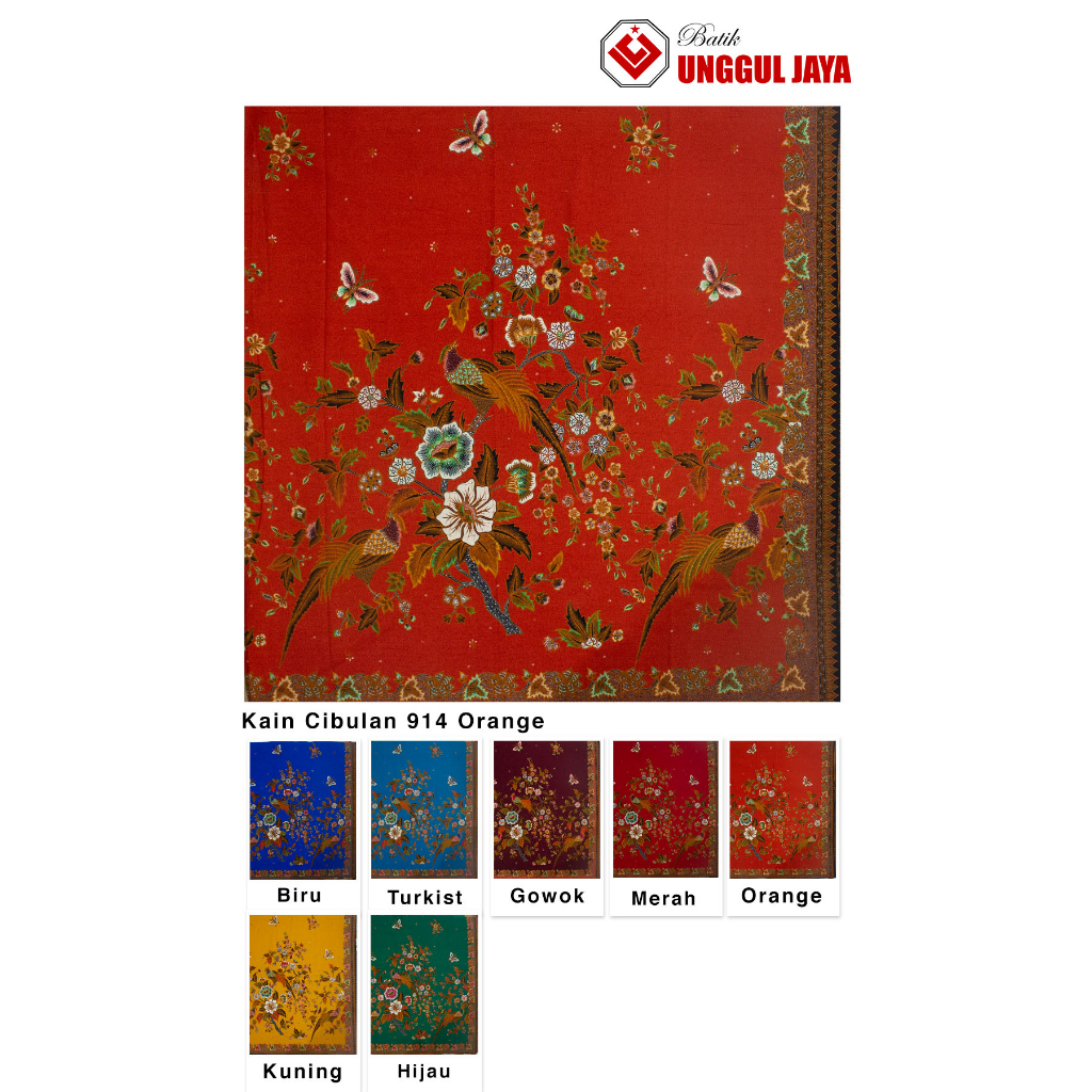 Jual Kain Batik Unggul Jaya - Putri Jelita - Cibulan 914 - Kain Panjang ...