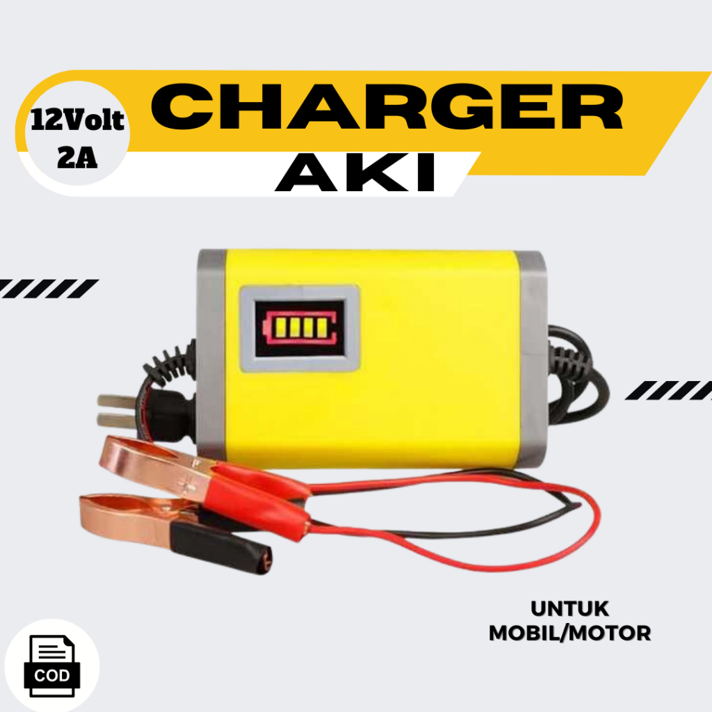 Jual Charger Aki Motor dan Mobil Cas ACCU Mobil dan Motor Voltuner 12V ...