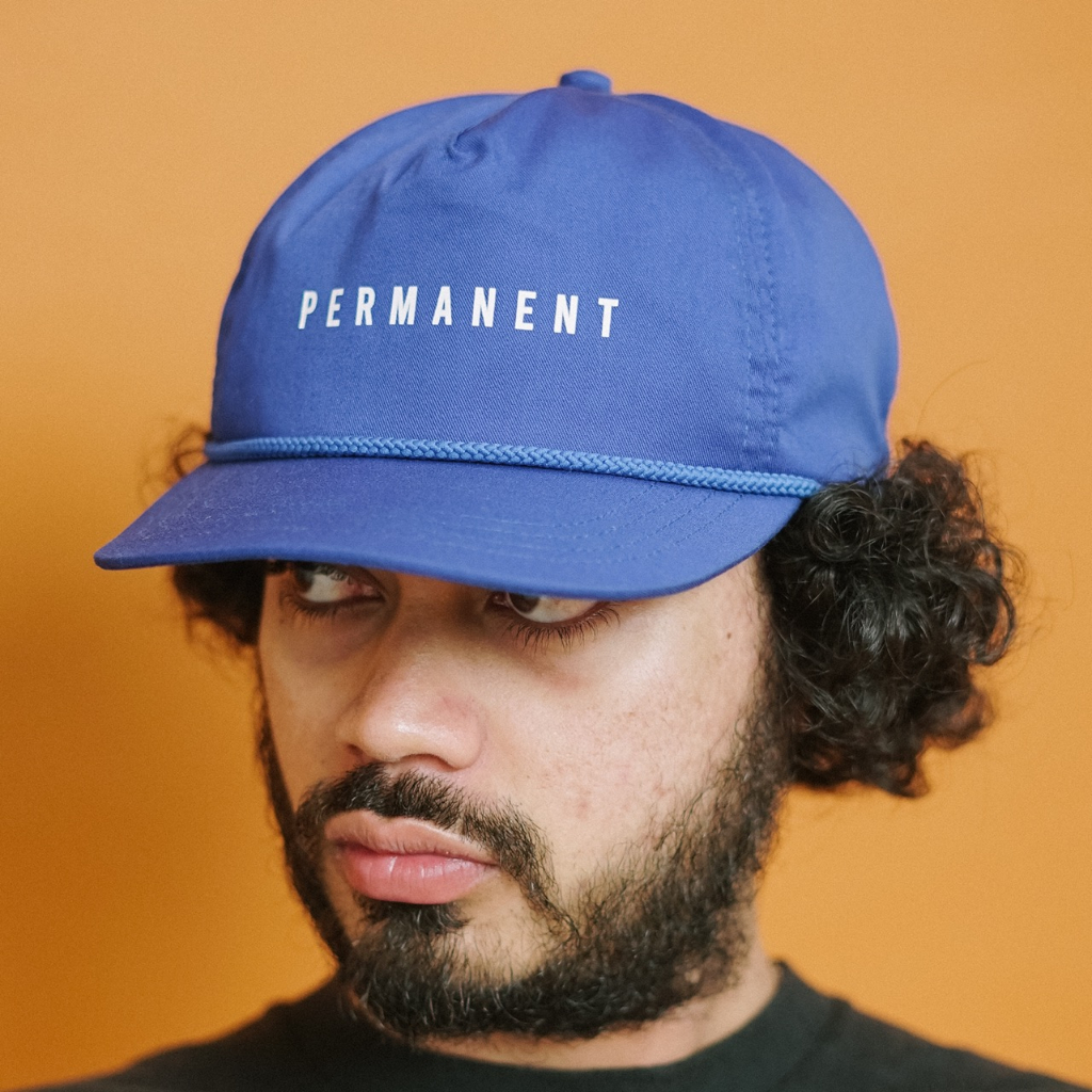 Jual UNKL347 Topi Warna Blue Detail Simpel HPXX | Shopee Indonesia