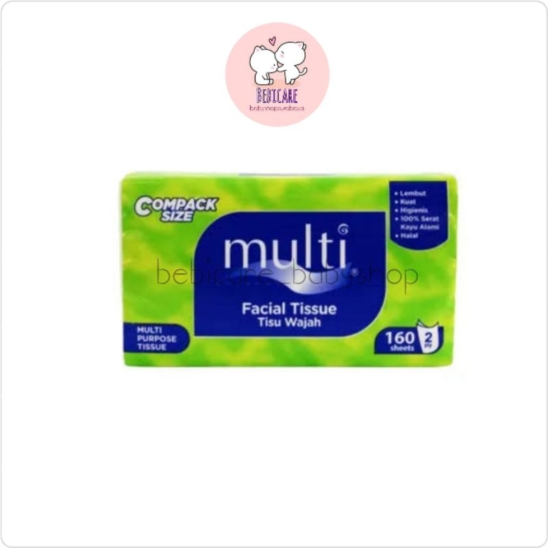 Jual PROMO Tissue Multi isi per pack 160 sheets x 2 ply, tisu serbaguna ...