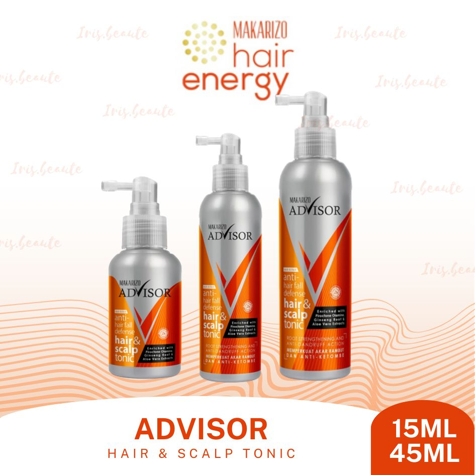 Jual MAKARIZO Advisor Hair & Scalp Tonic / Perawatan Rambut Rontok ...