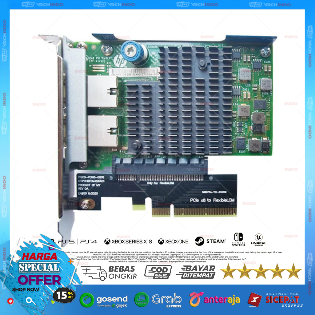 Jual Ethernet LAN Card INTEL X540 Dual 2 Port PCIe x8 - 10G / 10GBE ...