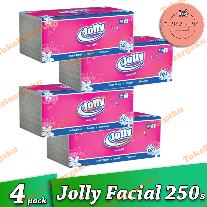 Jual Tissue Jolly Facial 250 sheets 2ply Murah Ekonomis Alami Multi ...