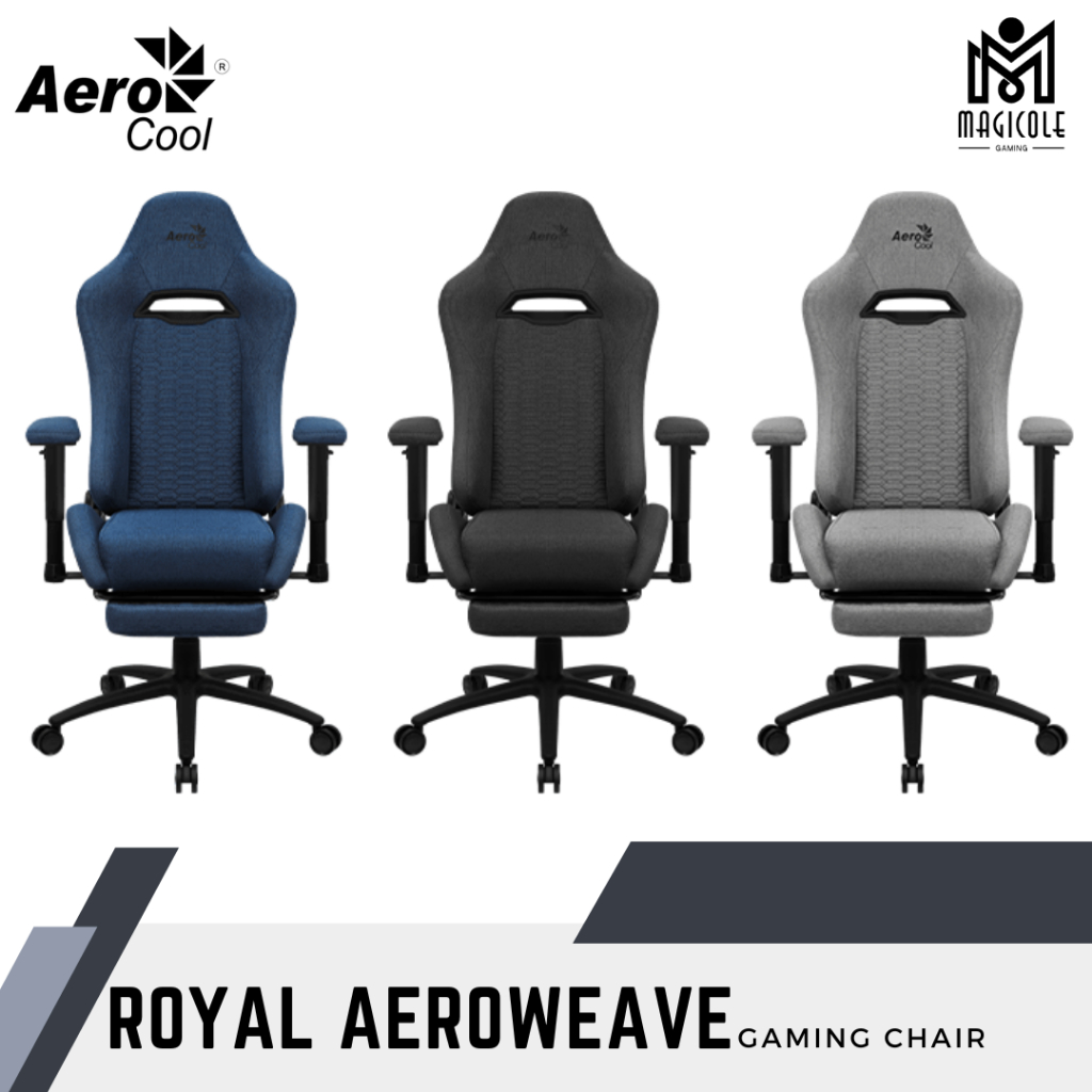 Jual AeroCool Royal AeroWeave Gaming Chair / Kursi Gaming | Shopee ...