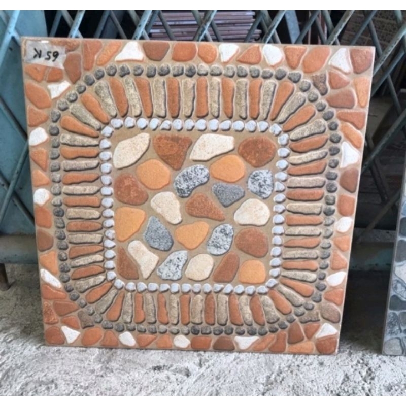 Jual Keramik Lantai Kasar Ukuran 40x40 Mulia Rokville Series | Shopee ...