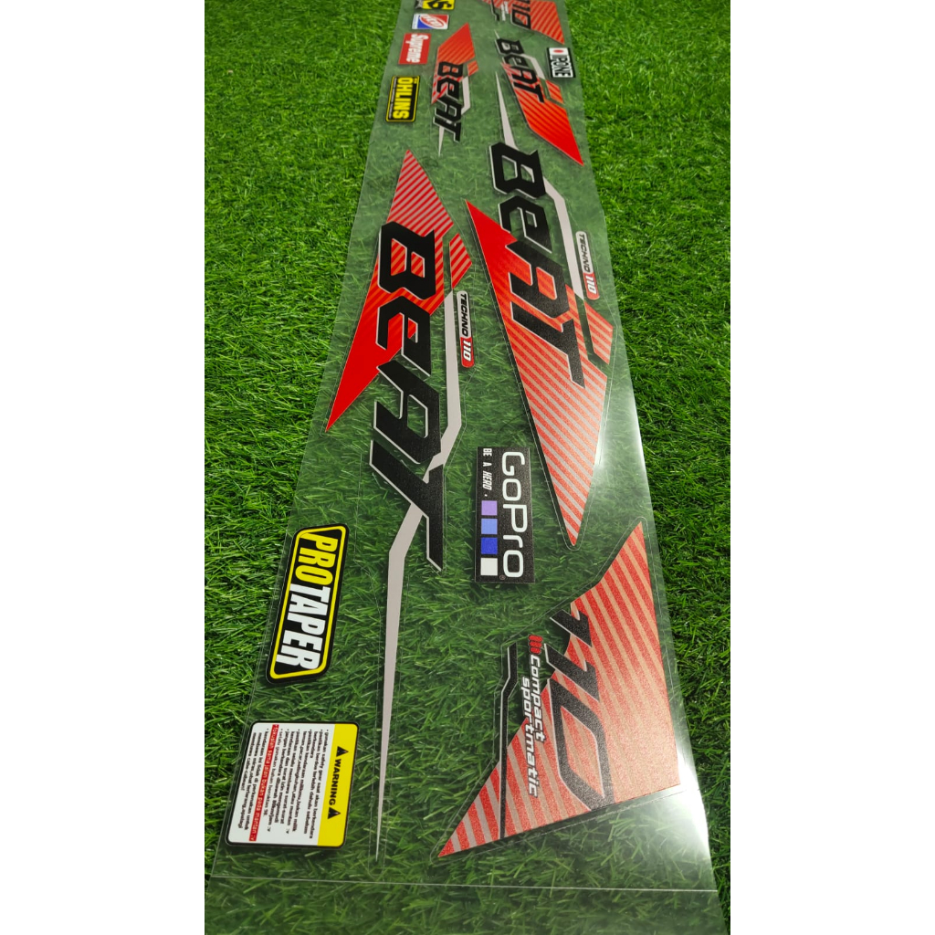 Jual Striping Sticker Transparan Bahan Bening Beat Karbu | Shopee Indonesia