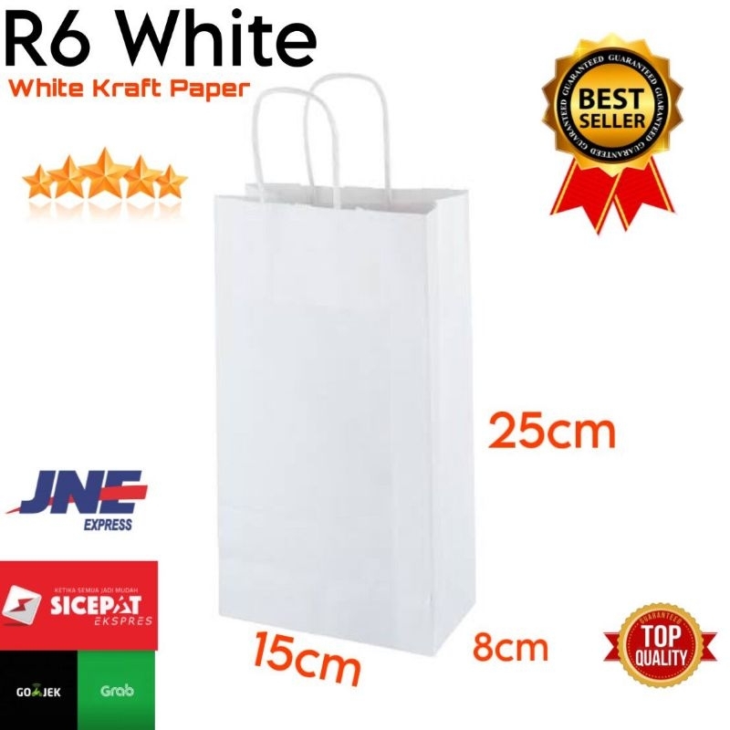 Jual Paperbag Kertas Model Botol|GoddieBag Kertas Putih Model Botol ...