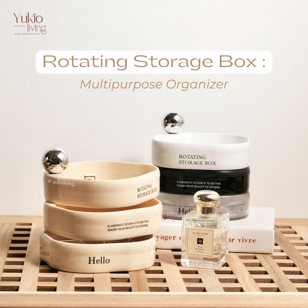 Jual YUKIO Rotating Organizer Jewelry Box - Kotak Tempat Perhiasan ...