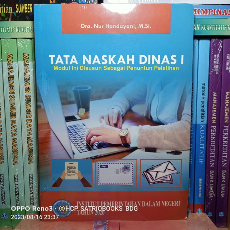 Jual BUKU TATA NASKAH DINAS 1. INSTITUT PEMERINTAHAN DALAM NEGERI TAHUN 2020. | Shopee Indonesia