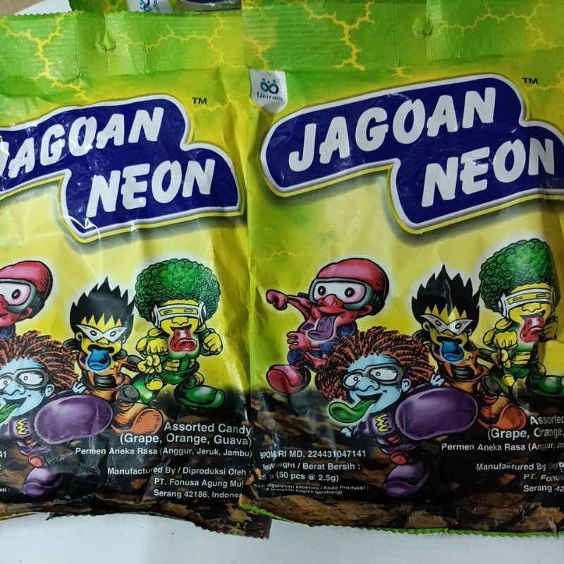 Jual Permen Jagoan Neon Bks @40pcs | Shopee Indonesia