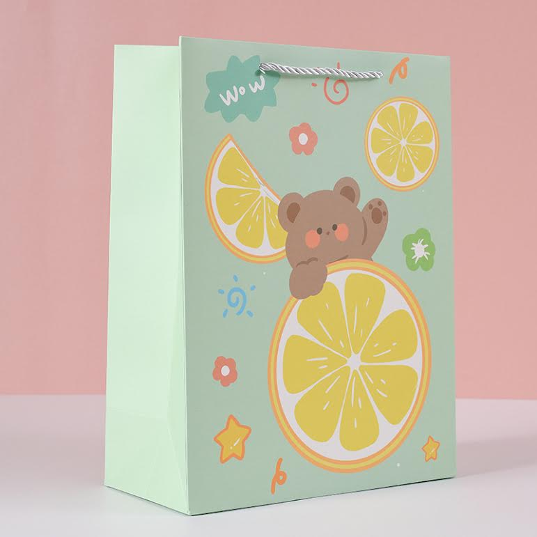 Jual MURMURE I PAPER BAG MOTIF MIX LUCU UKURAN SEDANG BESAR TAS KERTAS ...