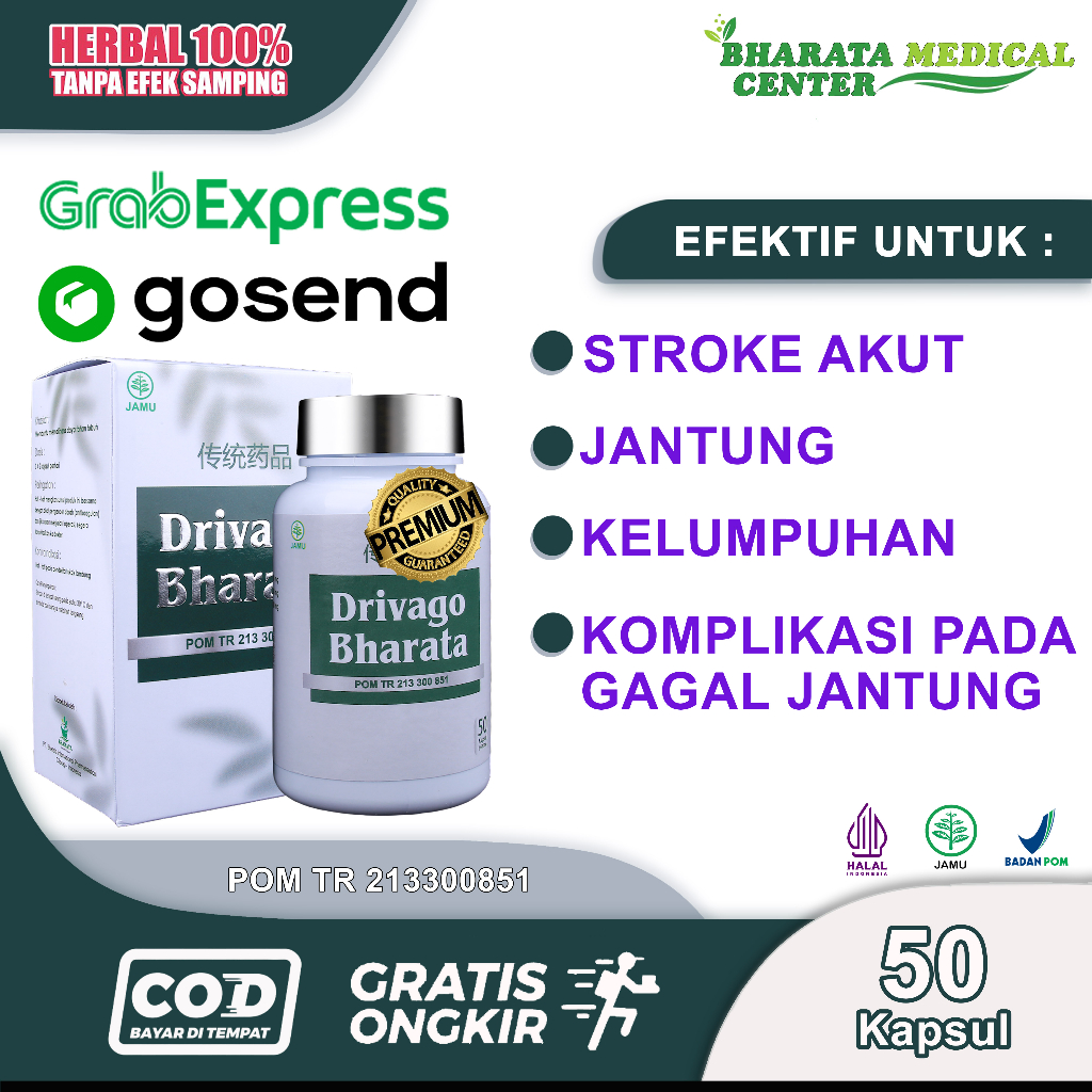Jual [ PREMIUM ] Obat Struk Menahun dan Komplikasi Jantung Drivago ...