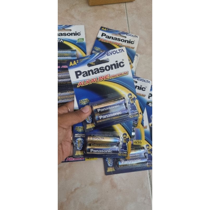 Jual baterai Panasonic/ bateray/batre/baterai Panasonic AA/BATERAI PANASONIC EVOLTA A2 | Shopee ...