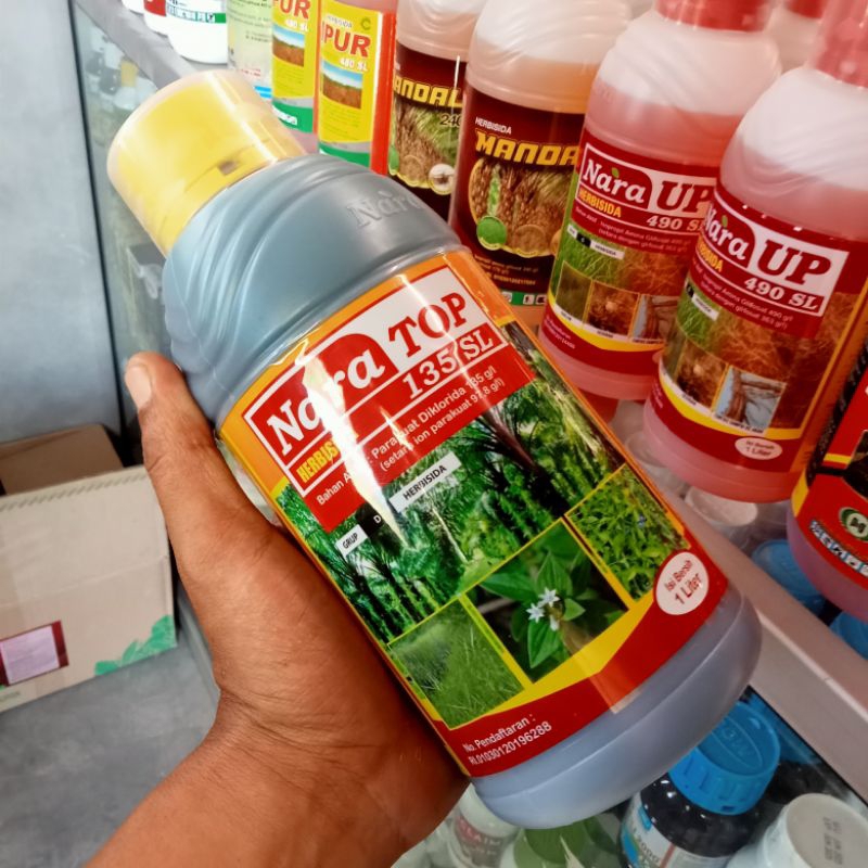 Jual Obat Rumput Naratop 135 SL 1 Liter Pembasmi Aneka Macam Gulma ...
