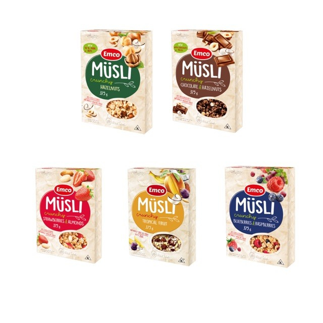 Jual EMCO Musli Crunchy High in Fiber all variant | Shopee Indonesia
