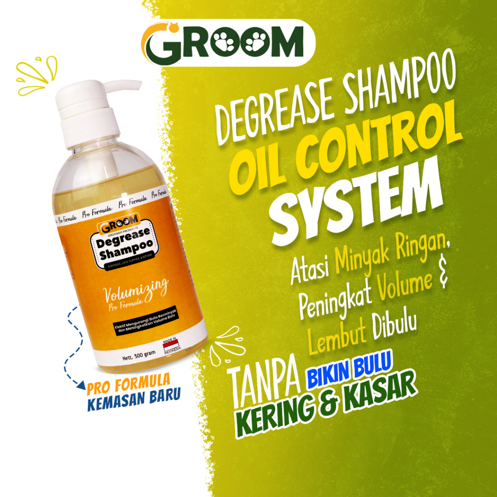 Jual Degreaser Kucing Degreaser Grooming Degrease Shampoo Penghilang Minyak & Lemak dibulu, 500 ...