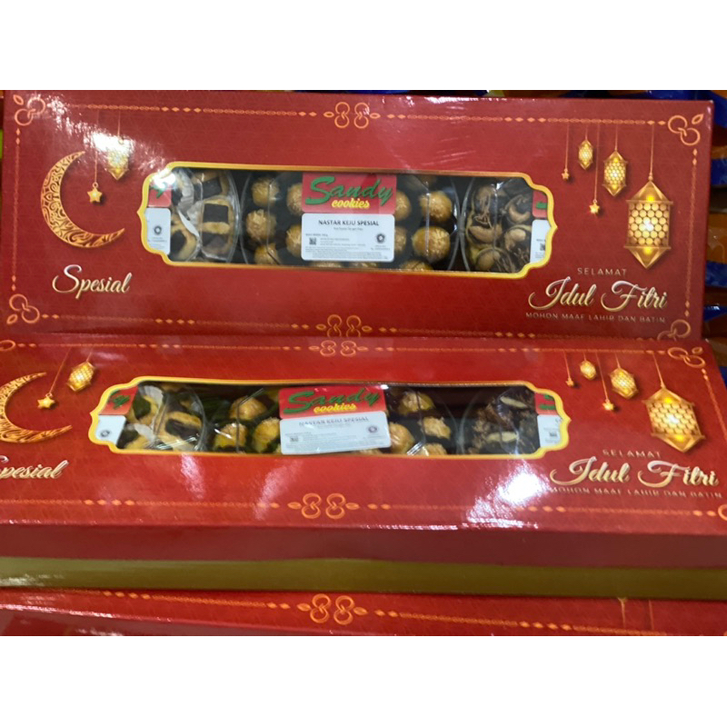 Jual PAKET LEBARAN SANDY COOKIES TOPLES TANGGUNG (REGULAR HIJAU ...