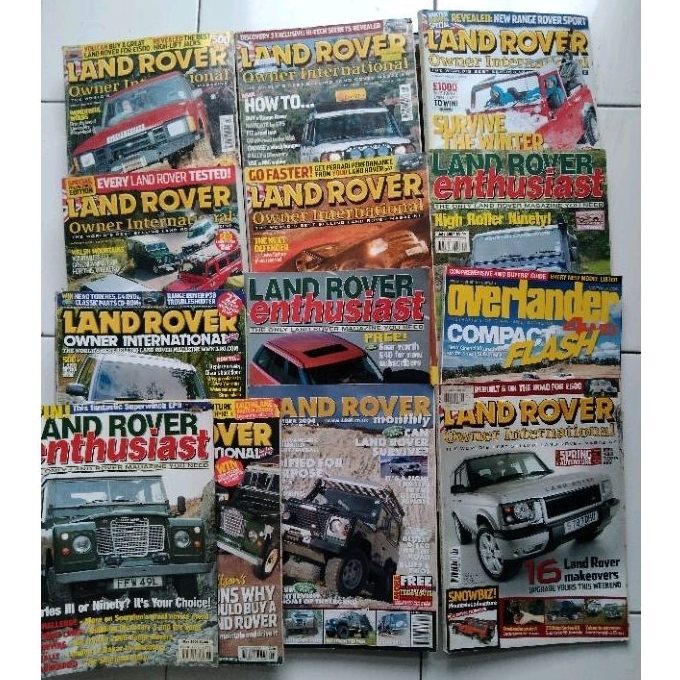 Jual Majalah Otomotif Import LAND ROVER MAGAZINE LAND ROVER OWNER ...