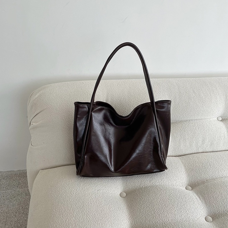 Jual Tas Bahu Kulit Wanita Tas Cewek Besar Shoulder Bag Tote Bag GM ...