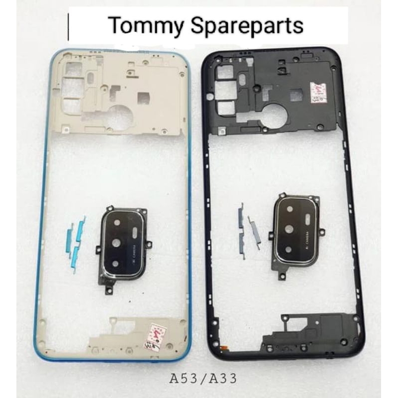 Jual BEZZEL BEZEL BAZEL TULANG MESIN TENGAH OPPO A53 A33 ORIGINAL | Shopee Indonesia