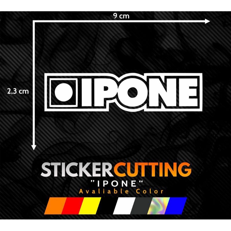 Jual STICKER STICKER CUTTING IPONE LOGO | Shopee Indonesia