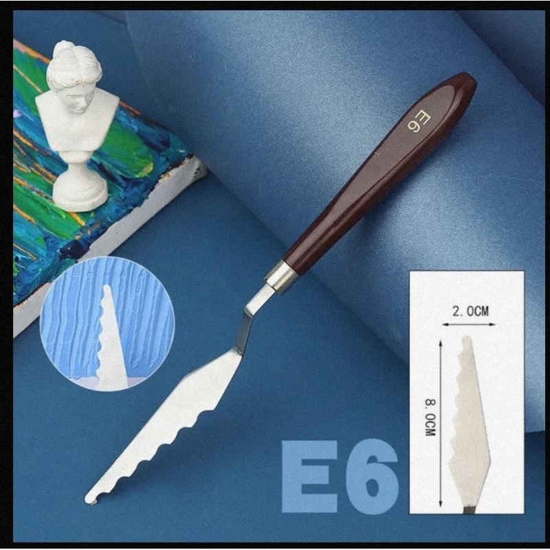 Jual Bayluna | Shaped palette knife colour mixing stainless steel ...