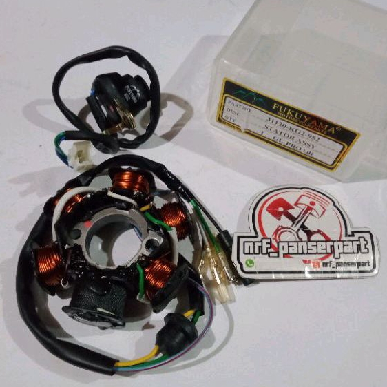 Jual SPUL GL PRO CDI//SPOOL STATER ASSY+FULSER HONDA GLPRO CDI BLACK ...