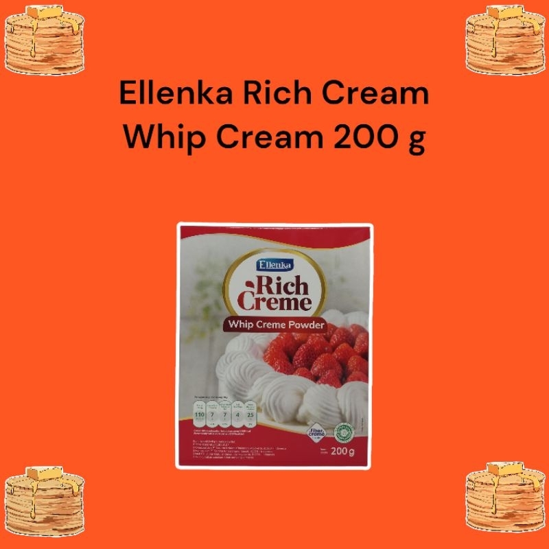 Jual Ellenka Rich Cream Whip Cream 200 gram | Shopee Indonesia