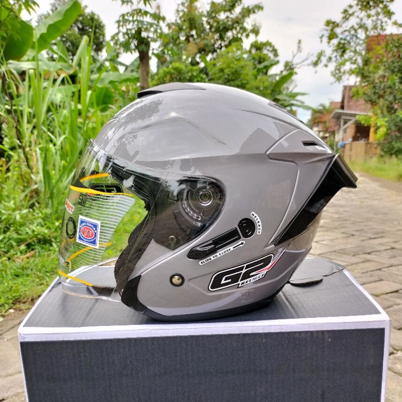 Jual Helm G2 Optimax Dobel Visor Original Helm Dewasa Modern | Shopee ...