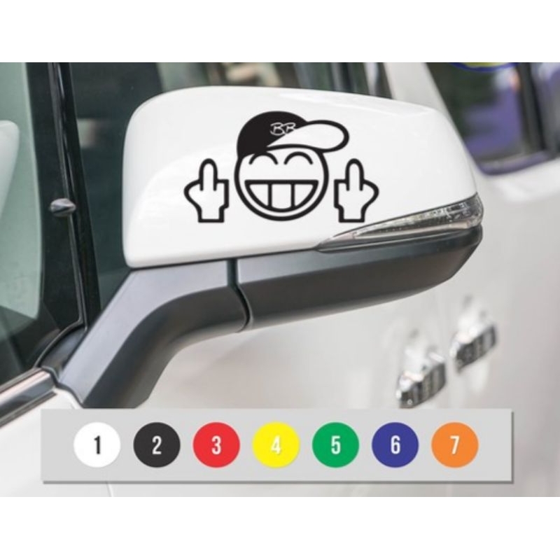 Jual Stiker Spion Emoticon Middle Finger / Stiker Emoticon / Stiker ...