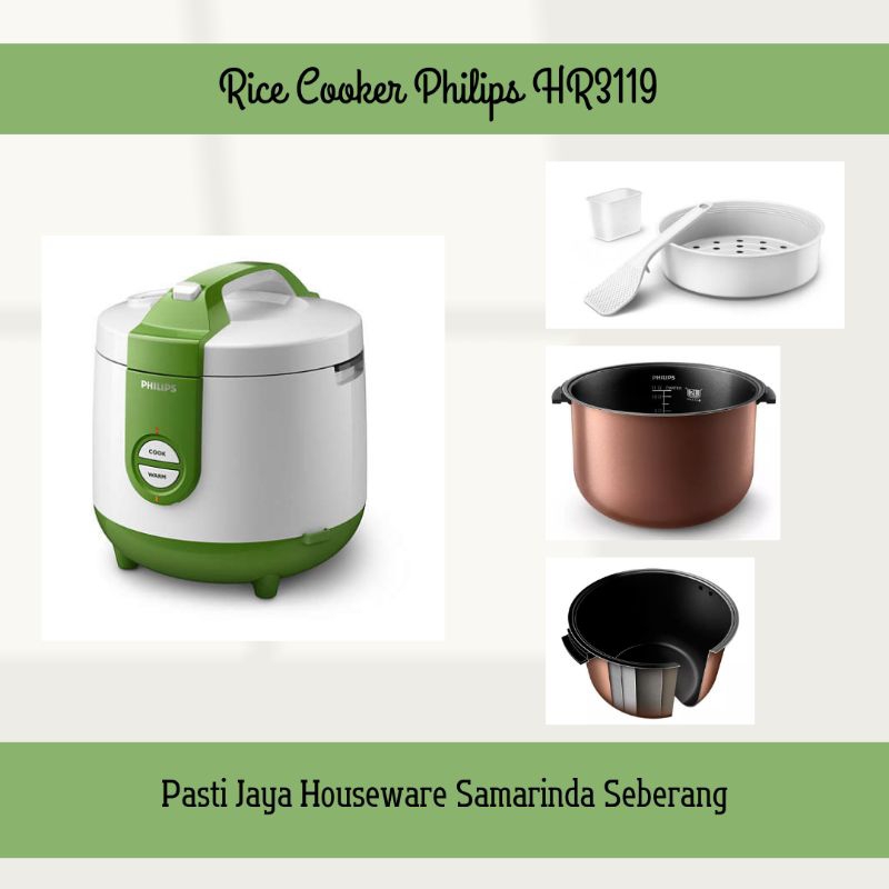 Jual RICE COOKER PHILIP HR3119 | Shopee Indonesia
