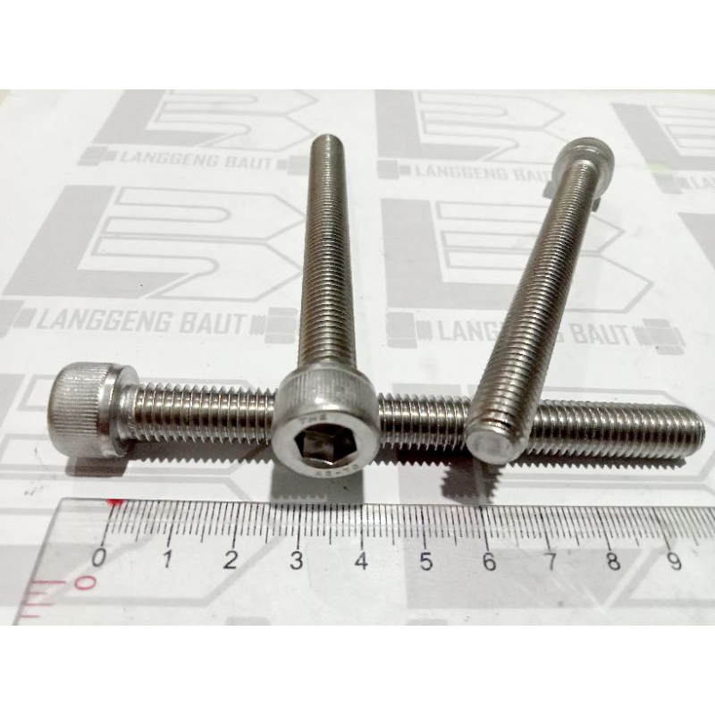 Jual Baut L Stainless M10 X 100 (10cm) A2-70 M10x100 | Shopee Indonesia