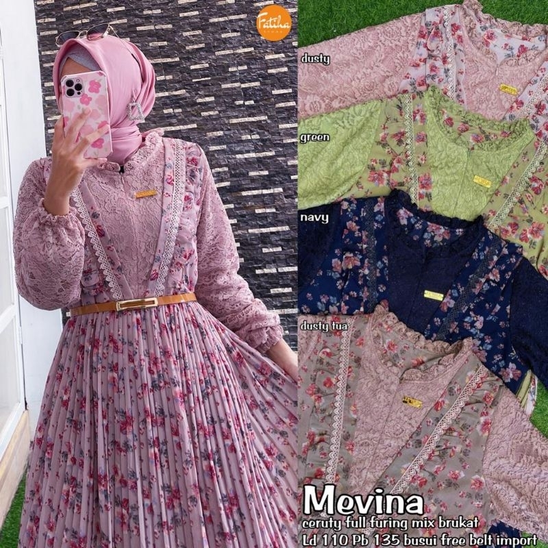 Jual MAXI DRESS MEVINA BY FATIHA | Shopee Indonesia