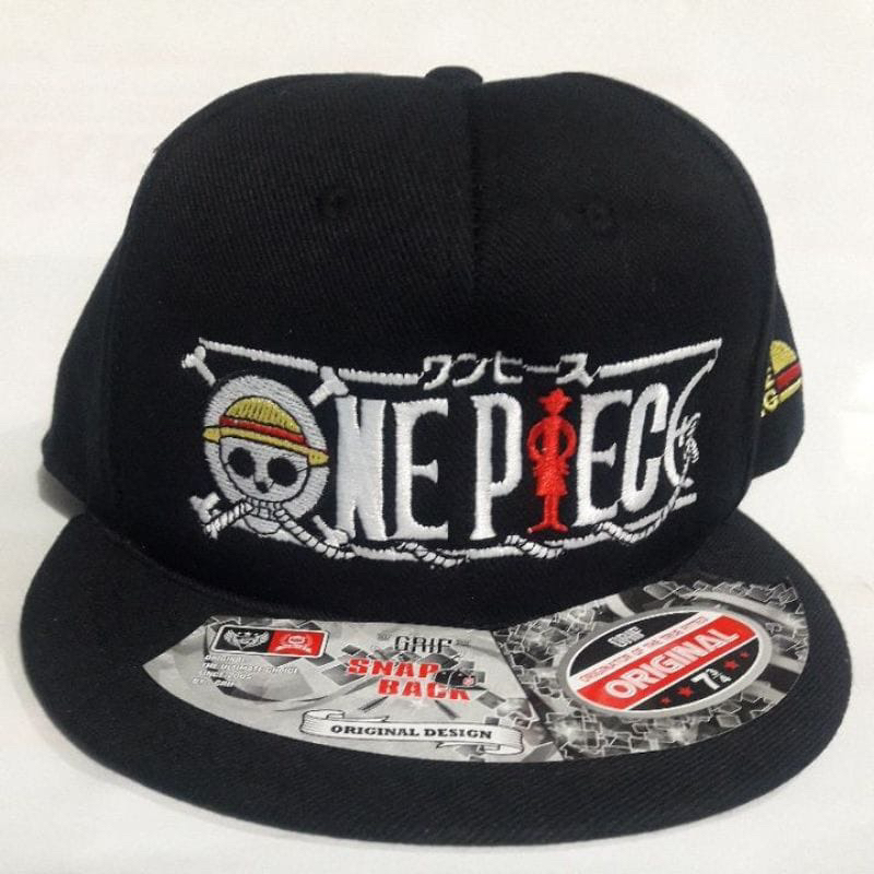 Jual TOPI ONE PIECE BORDIR FULL WARNA BIRU ORIGINAL PREMIUM | Shopee ...