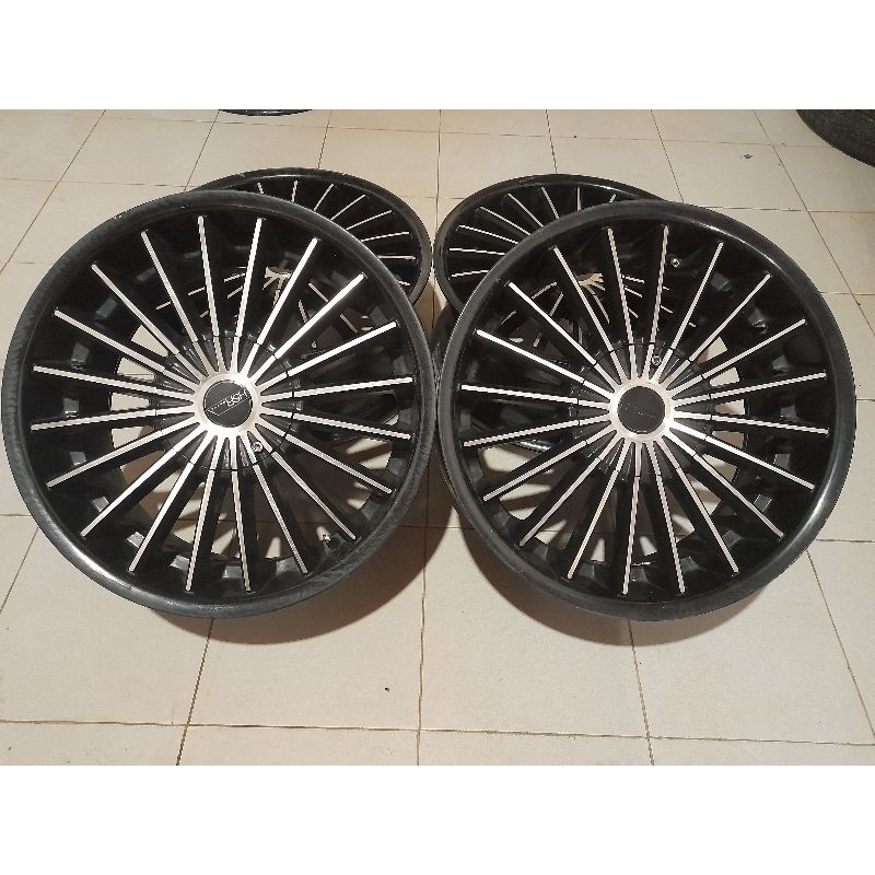 Jual Velg Mobil HSR GUARDIAN Second Ring 18 Lebar 8rata Et40 Velg Baut 5x100/114 Velg Racing ...