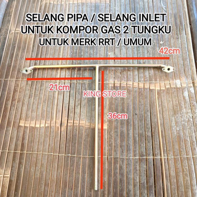 Jual SELANG PIPA / INLET UNTUK KOMPOR GAS 1 2 TUNGKU RINNAI SEMUA MERK ...