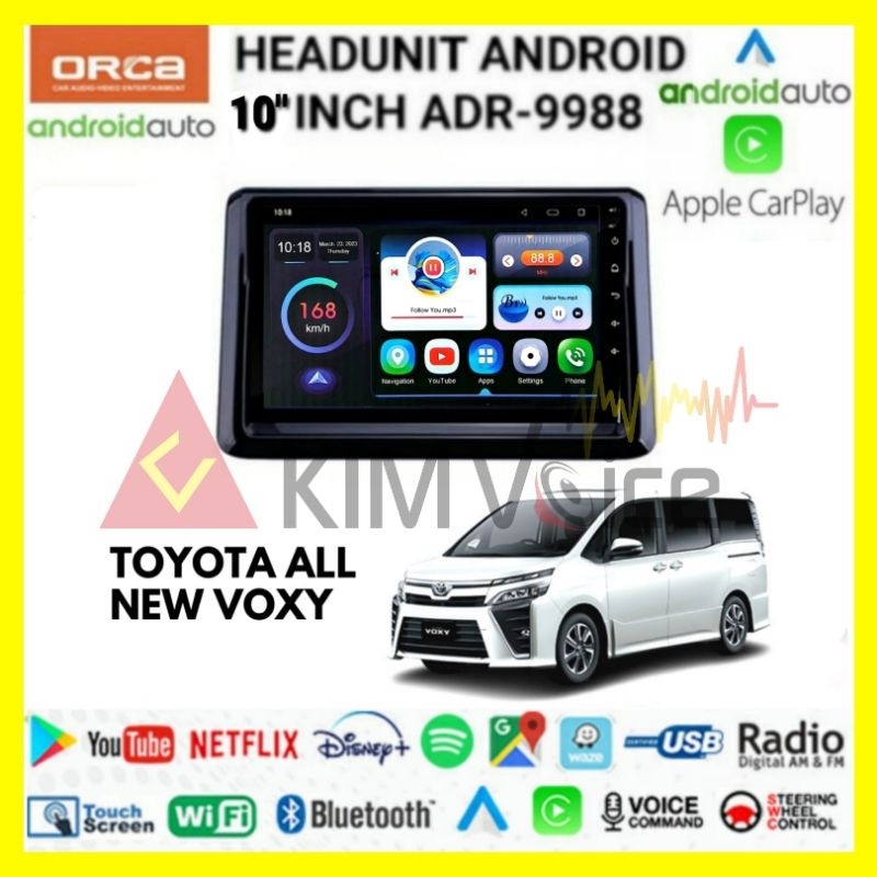 Jual Head unit Android Orca ADR-9988 10 Inch OEM Voxy | Shopee Indonesia