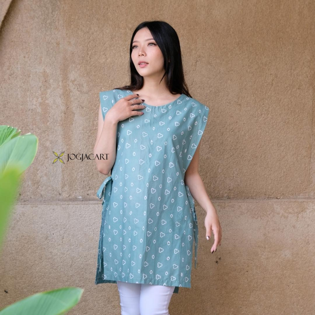 Jual JOGJACART - RENATTA Long Vest - Outer Bolero Batik Wanita Modern ...