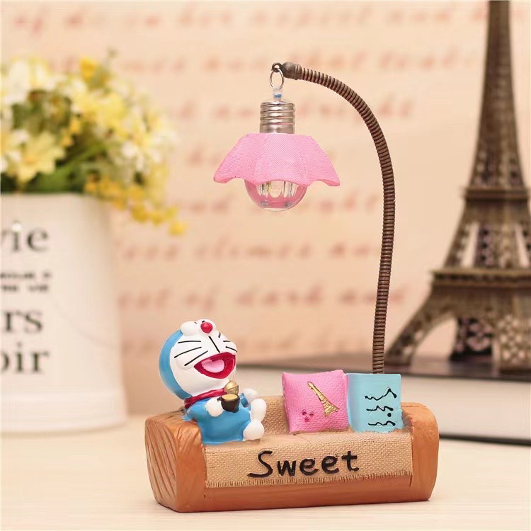 Jual Lampu Hias Kamar Tidur New Creative Resin Cartoon Totoro /Doraemon ...