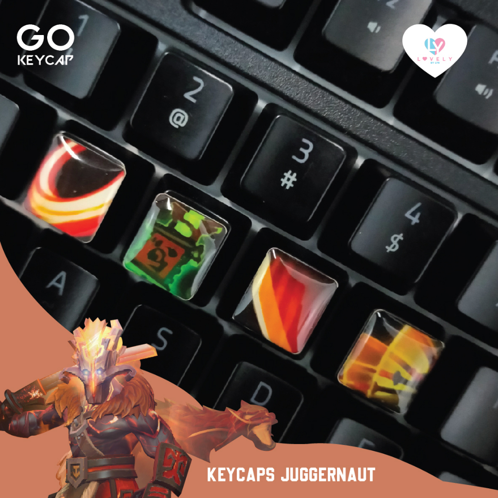 Jual Keycaps PBT Dota 2 Juggernaut Ability | GO KEYCAPS | Shopee Indonesia