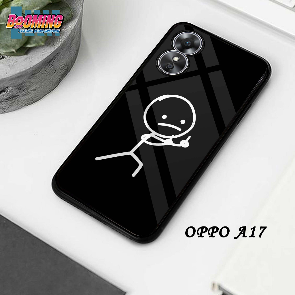 Jual Case OPPO A17 CASING OPPO A17 [STICKMAN] Booming case hp kondom hp ...