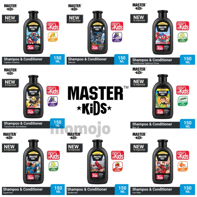 Jual MASTER KIDS Shampoo Conditioner Shampoo Anak Superhero 150 ml ...